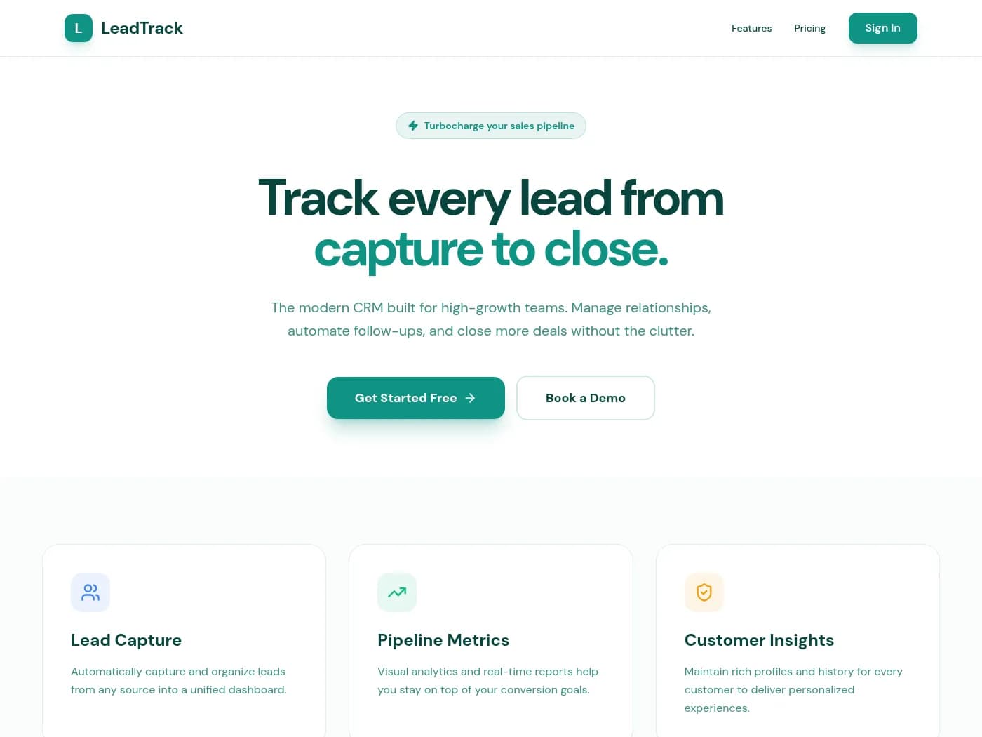 LeadTrack CRM