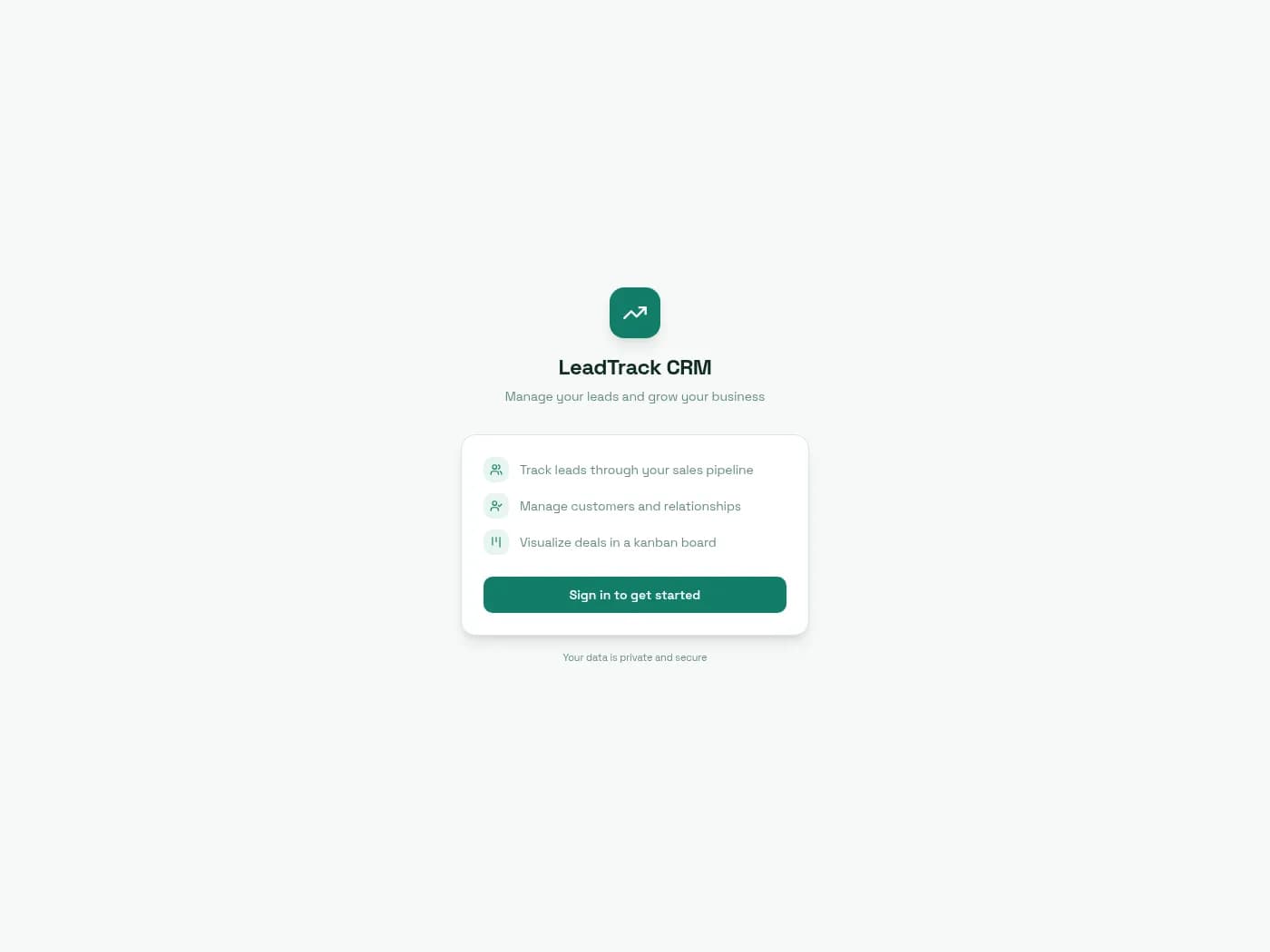 LeadTrack CRM