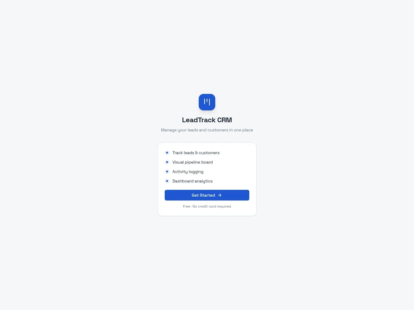 LeadTrack CRM