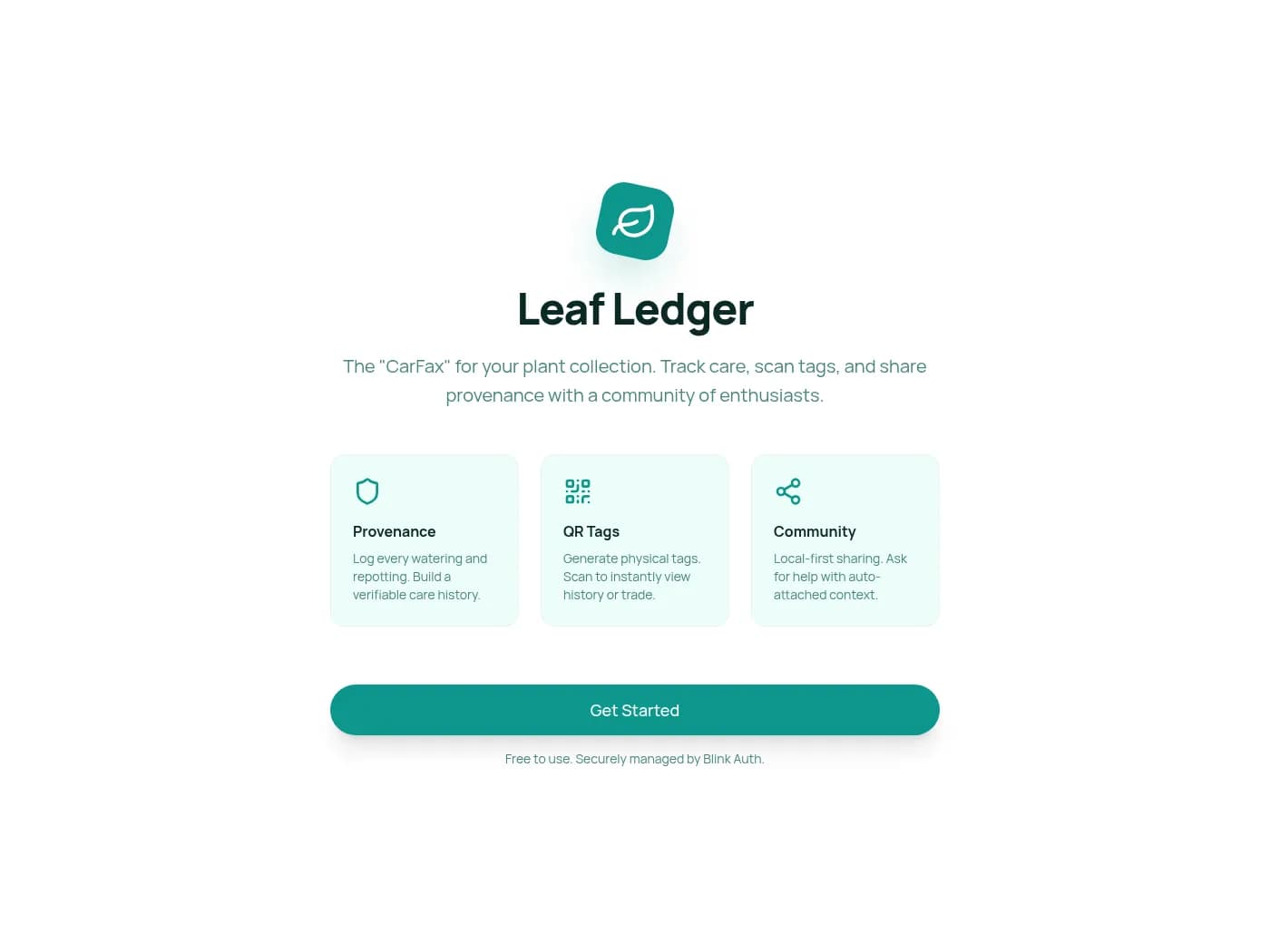 Leaf Ledger
