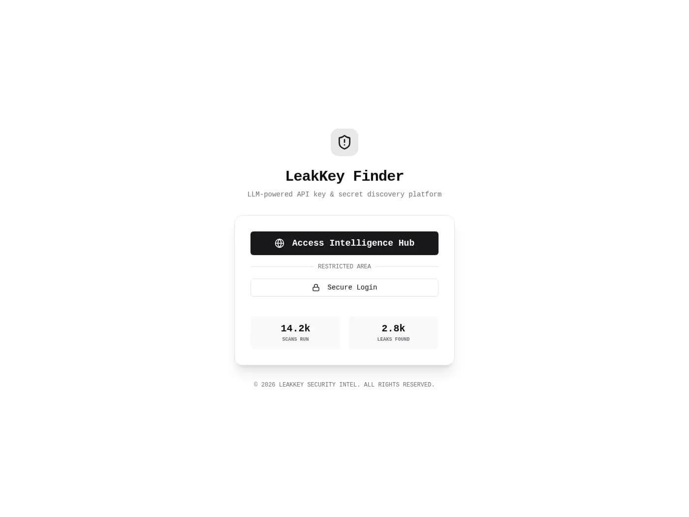 LeakKey Finder