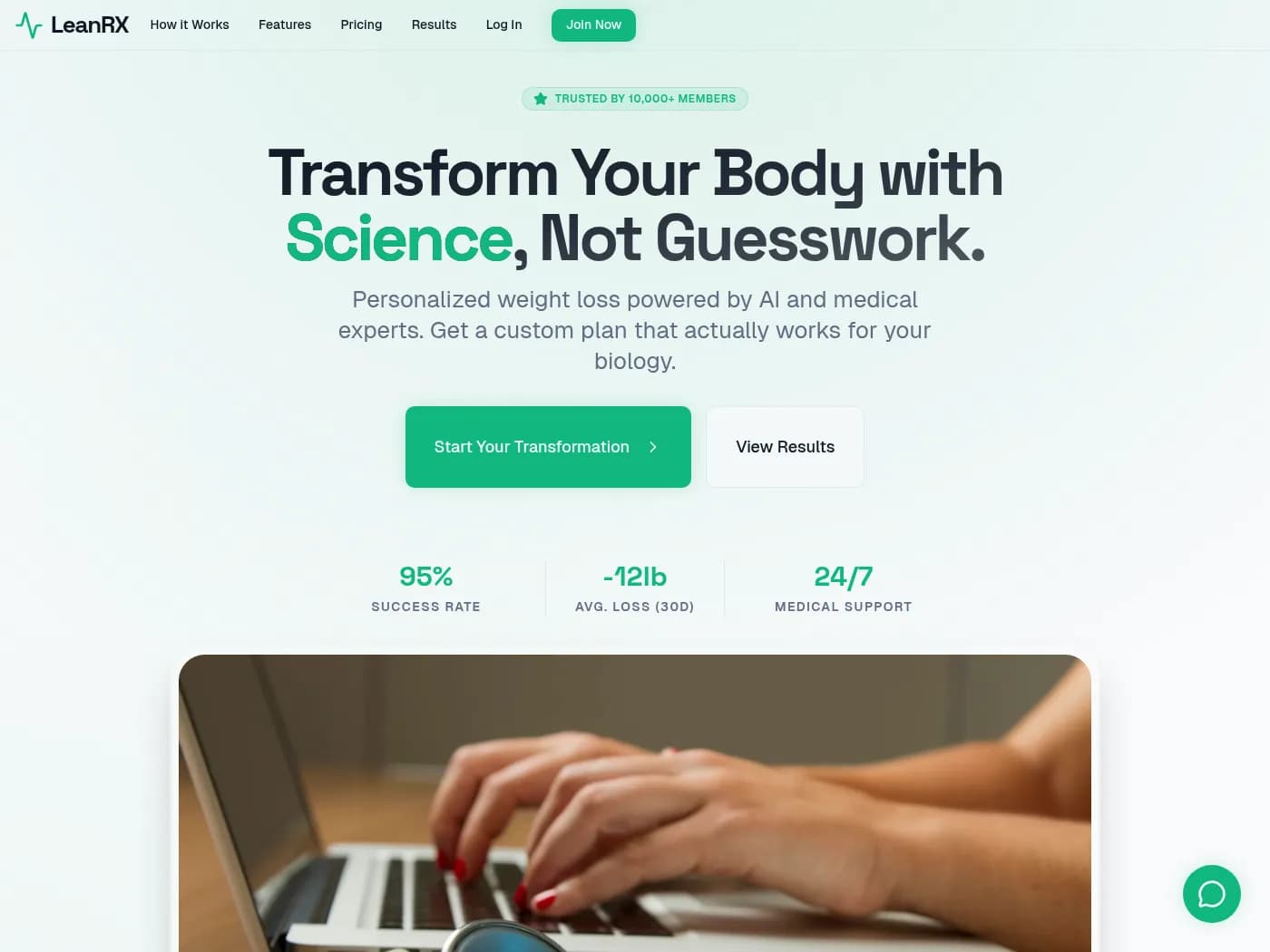 LeanRX Transformation Landing