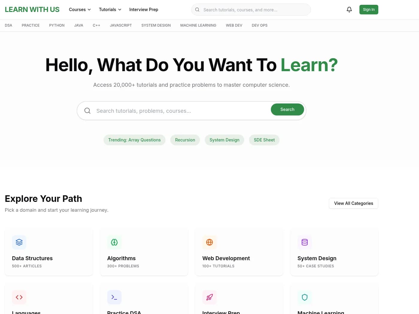 Learn With Us
