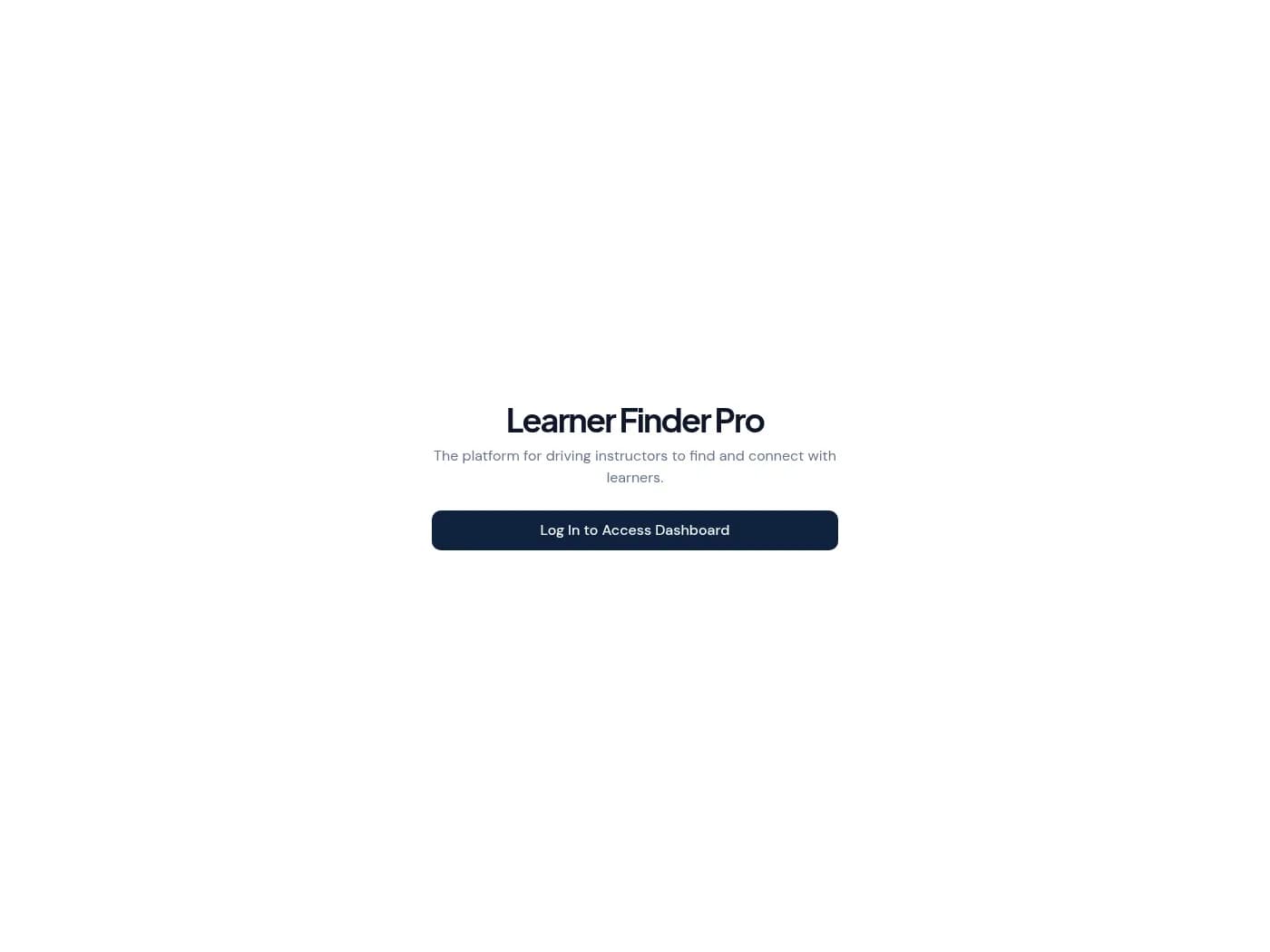 Learner Finder Pro
