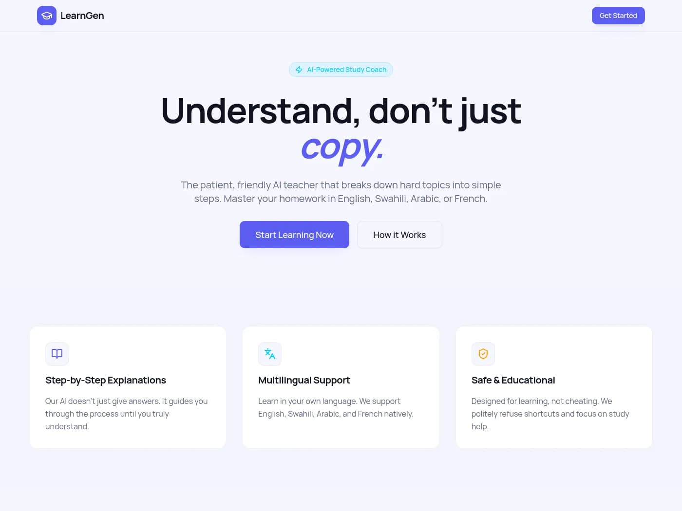 LearnGen Study Coach