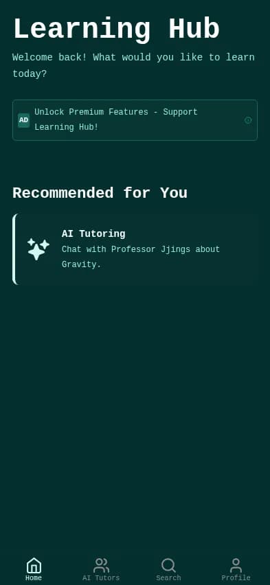 Learning Hub AI Tutors