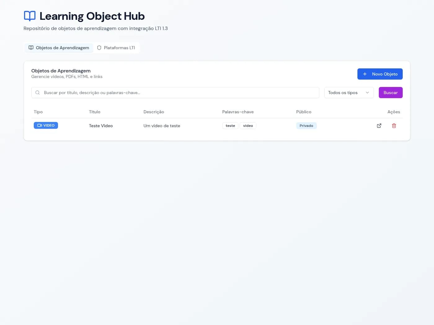 Learning Object Hub