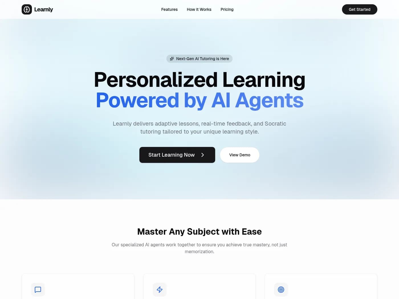 Learnly AI Tutor