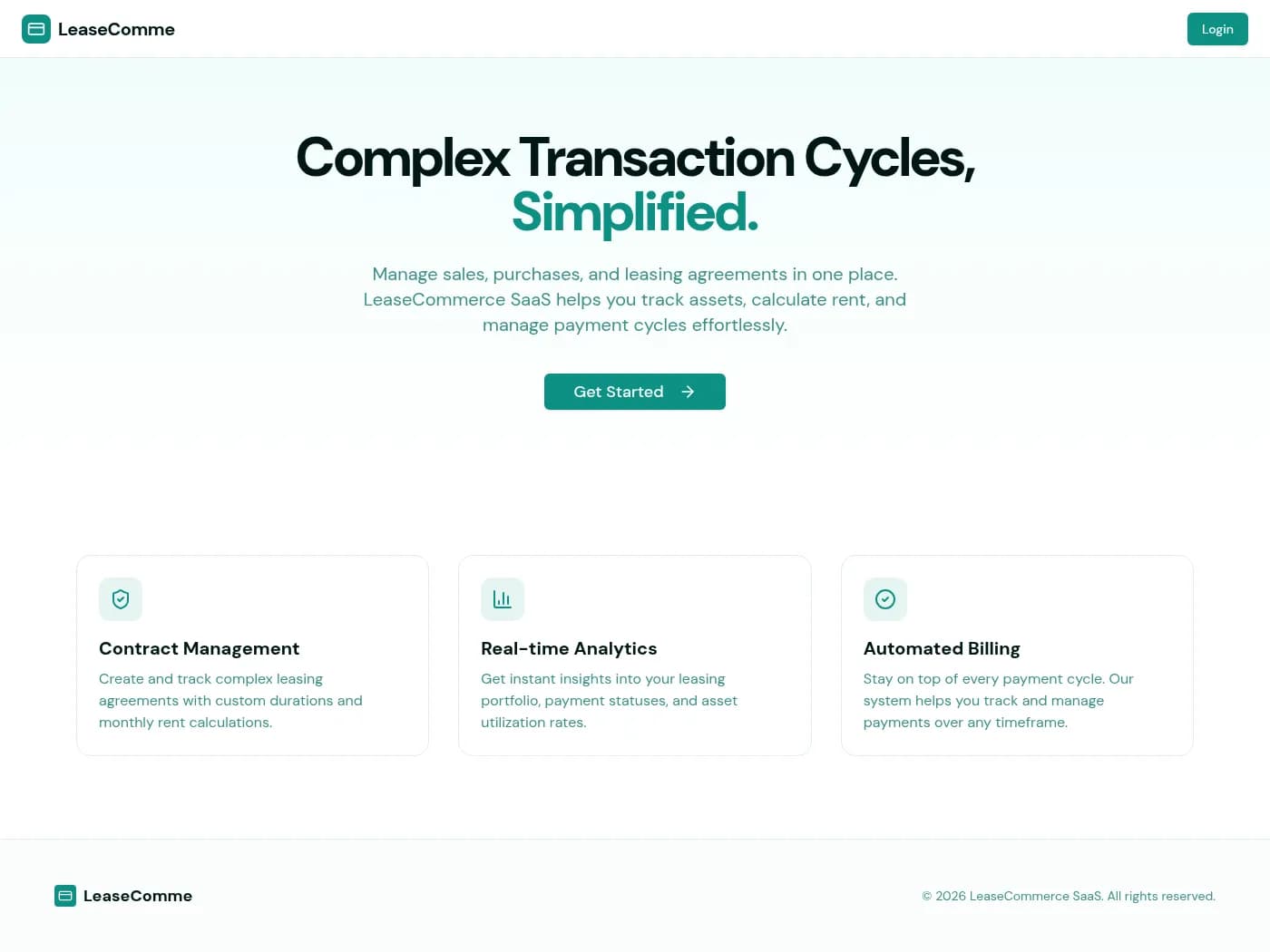 LeaseCommerce SaaS