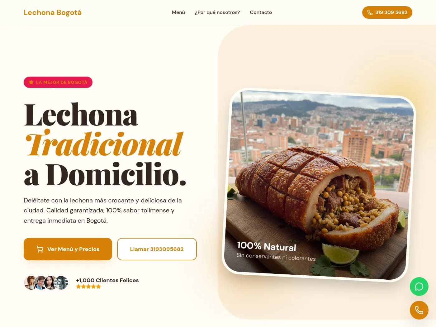 Lechona Express Bogotá