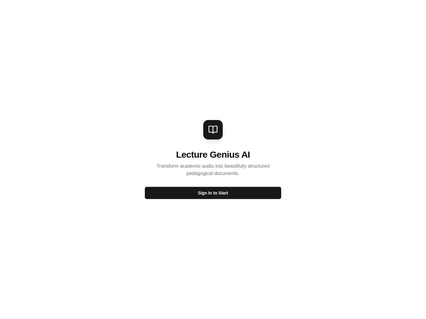 Lecture Genius AI Suite