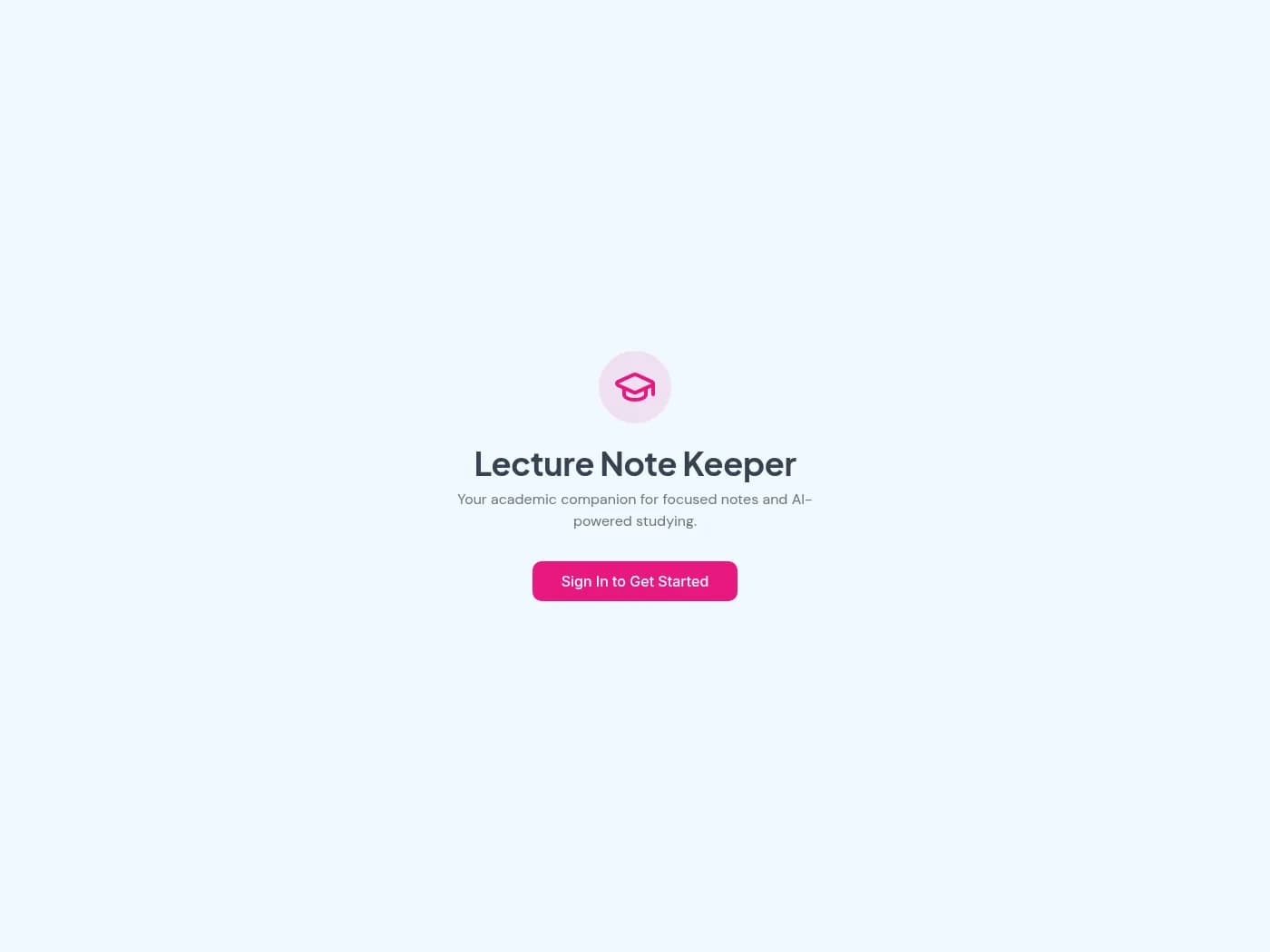 Lecture Note Keeper