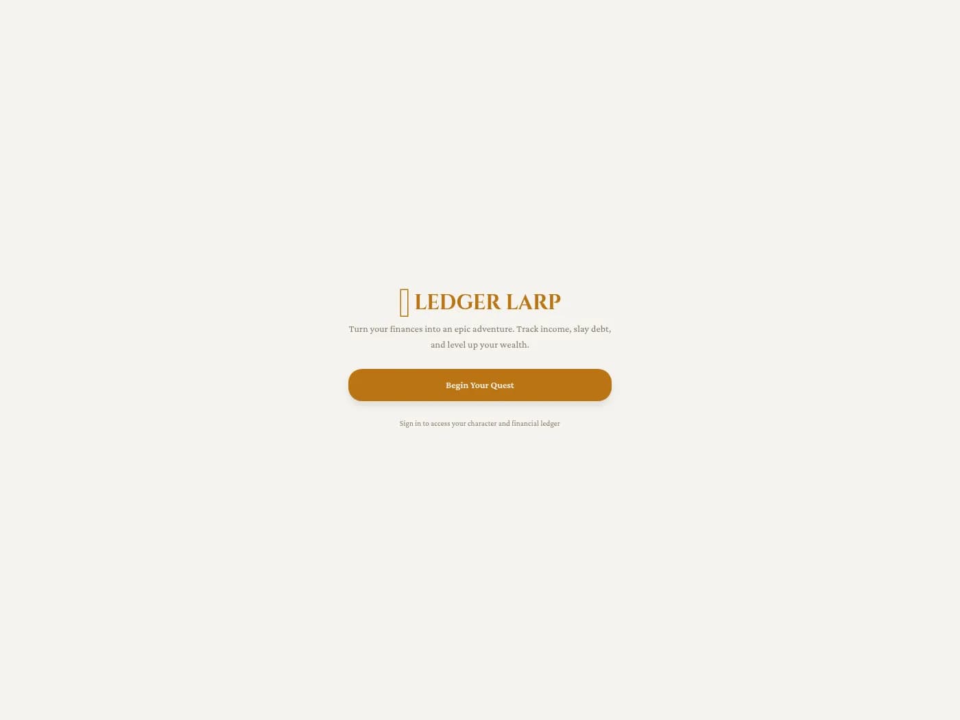 Ledger LARP