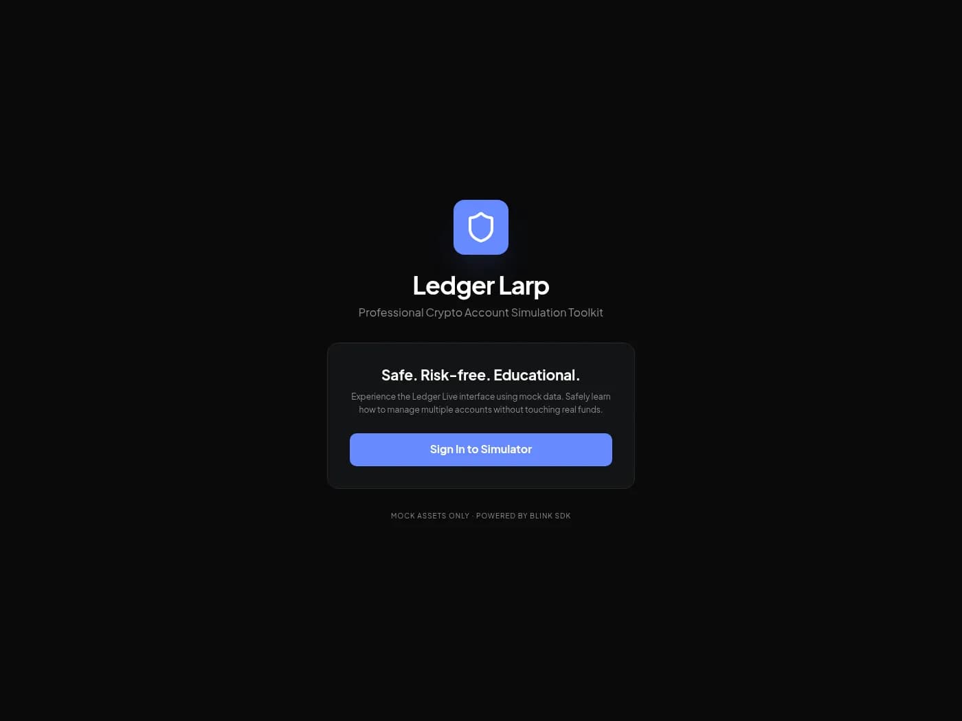 Ledger Larp Toolkit