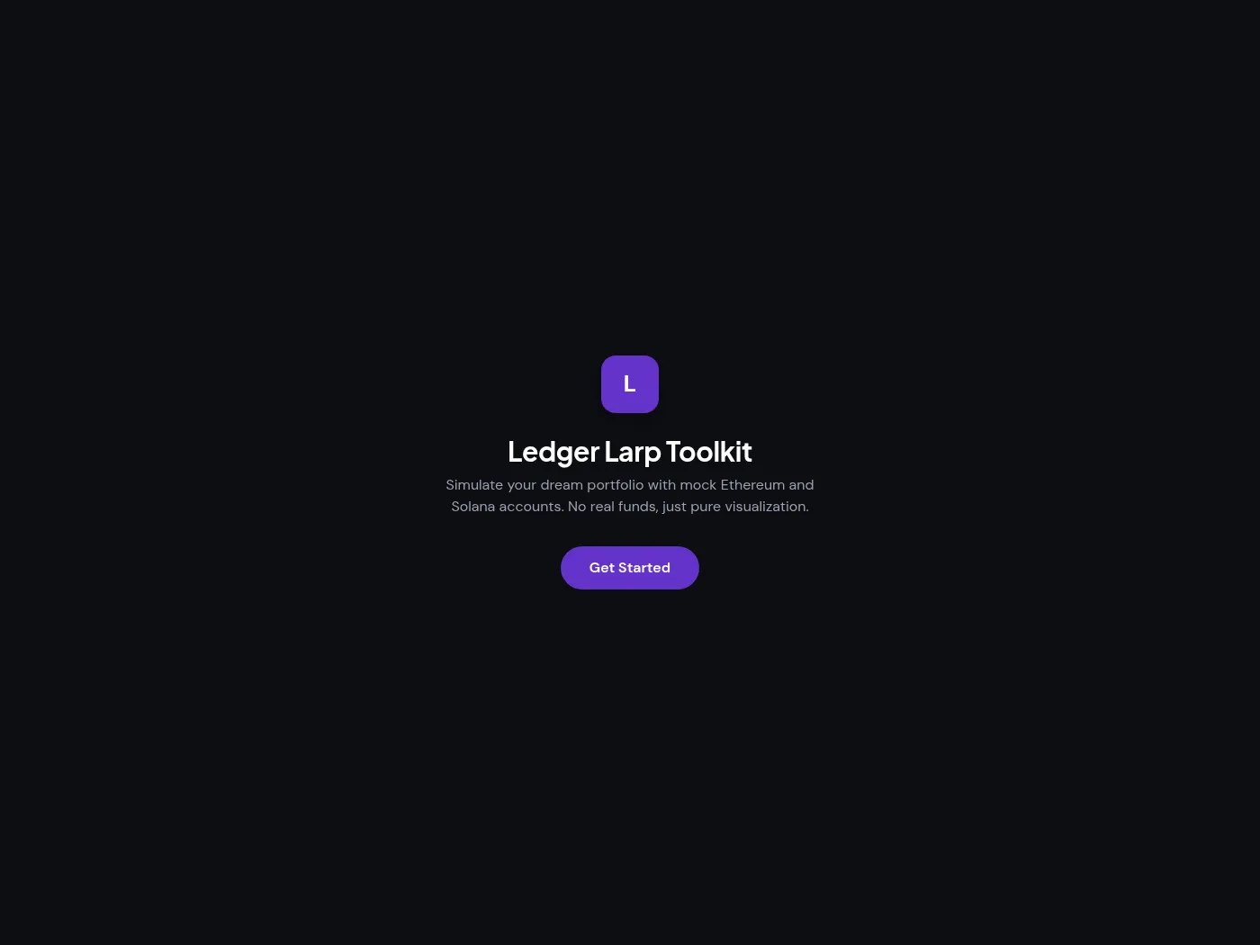 Ledger Larp Toolkit