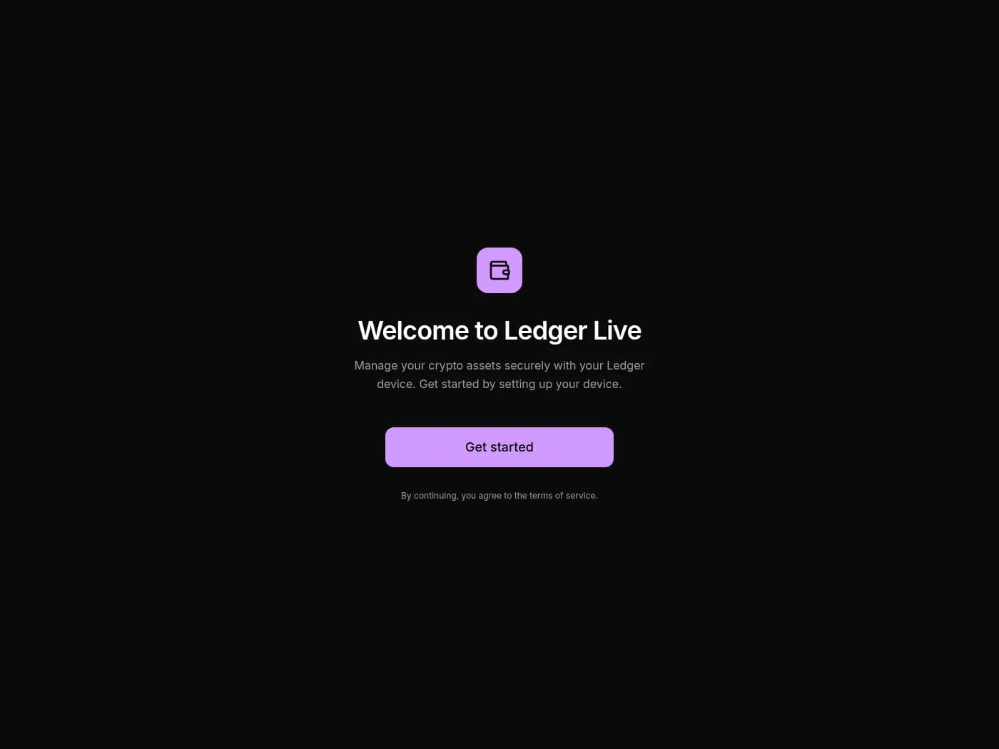 Ledger Live Simulator