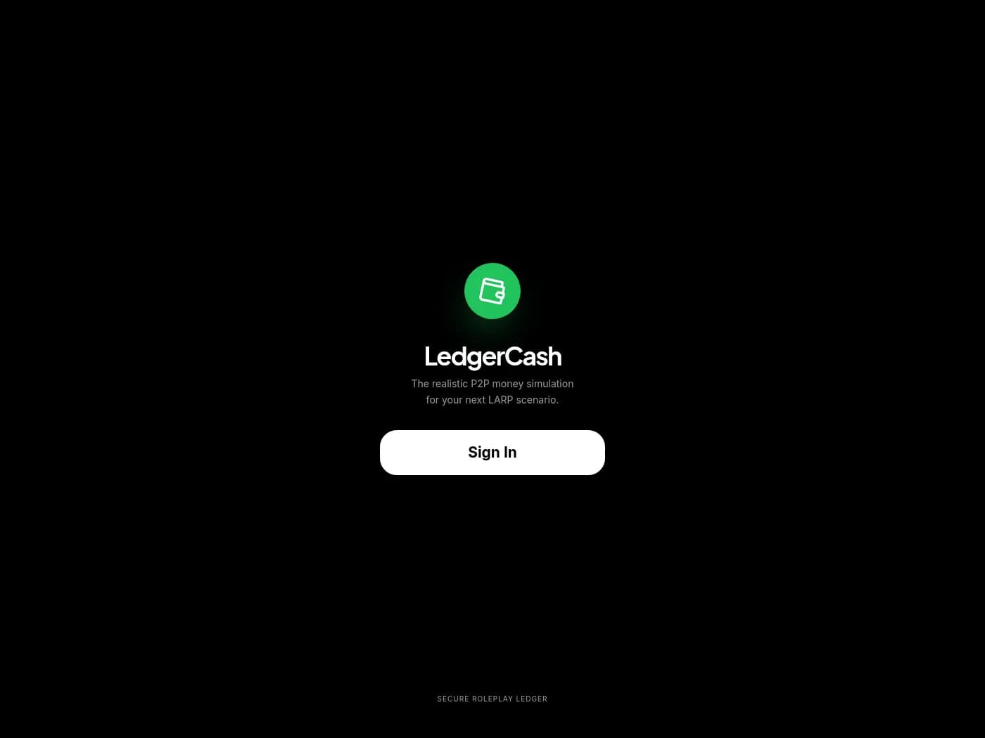LedgerCash LARP Toolkit