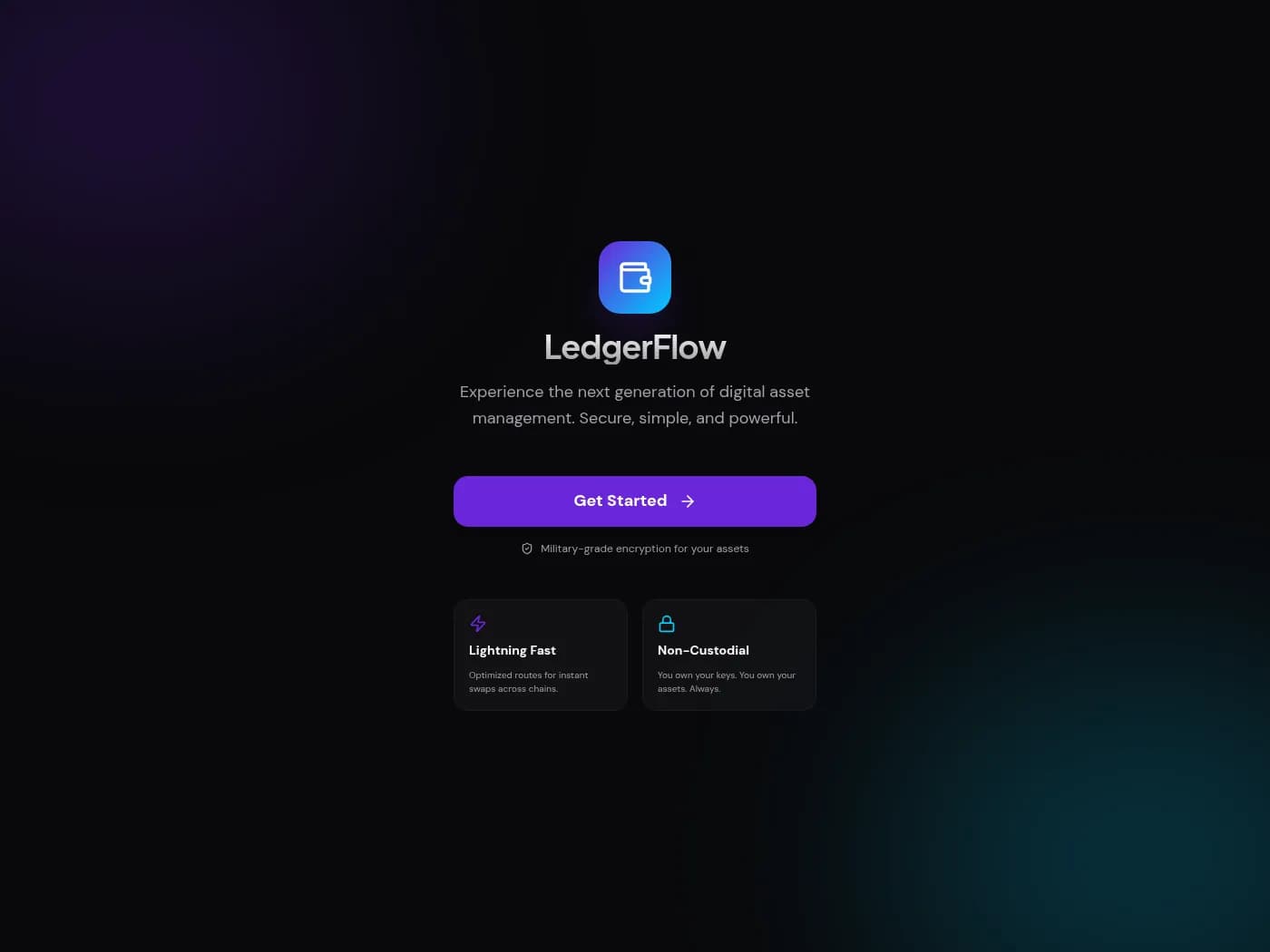 LedgerFlow Crypto Wallet