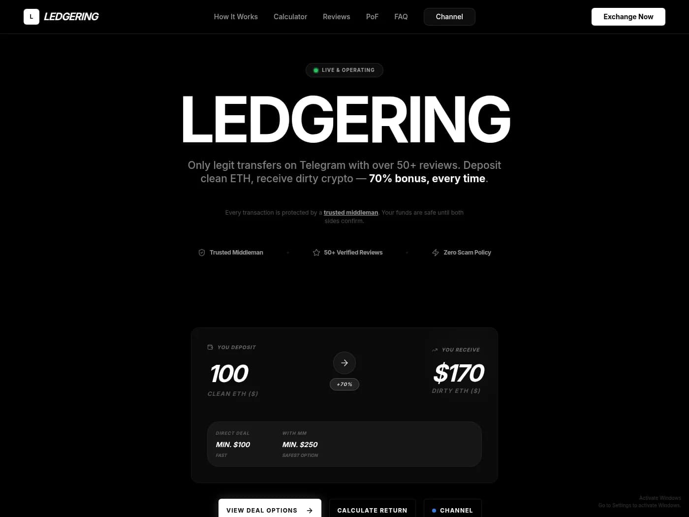 Ledgering