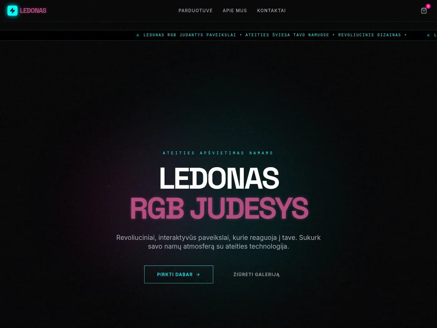 LEDONAS Neon Storefront