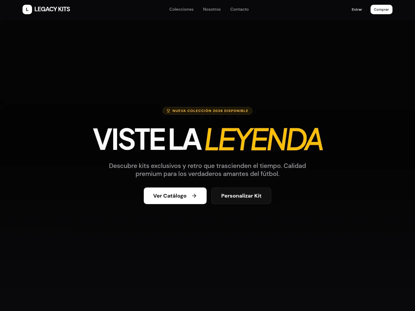 Legacy Kits Web Portal