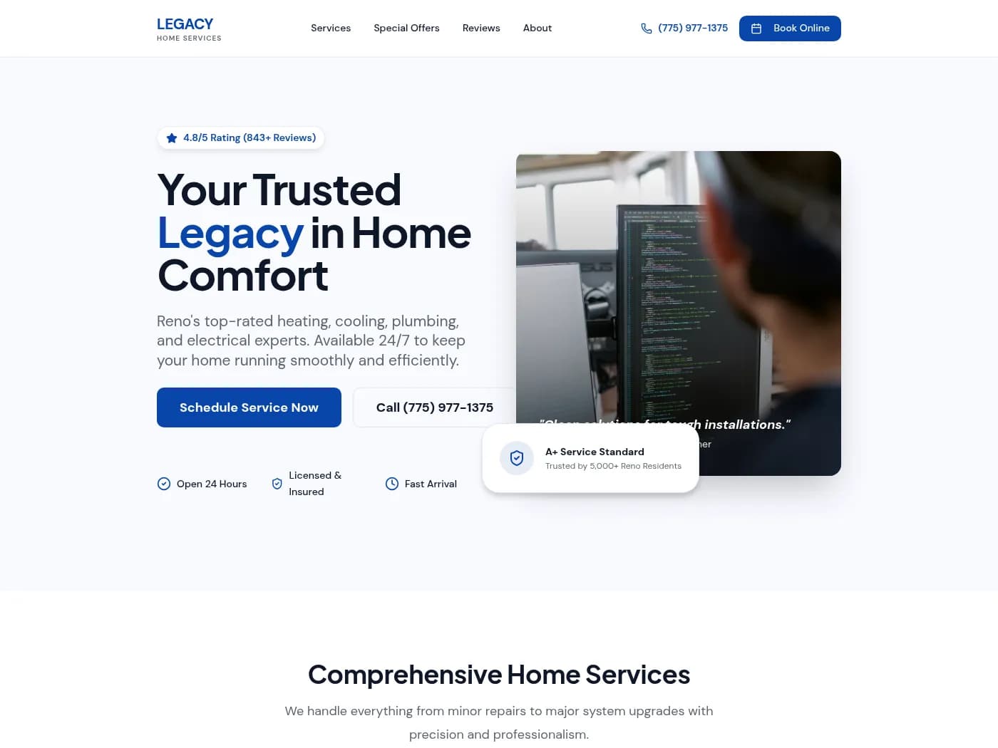 Legacy Home Services Web