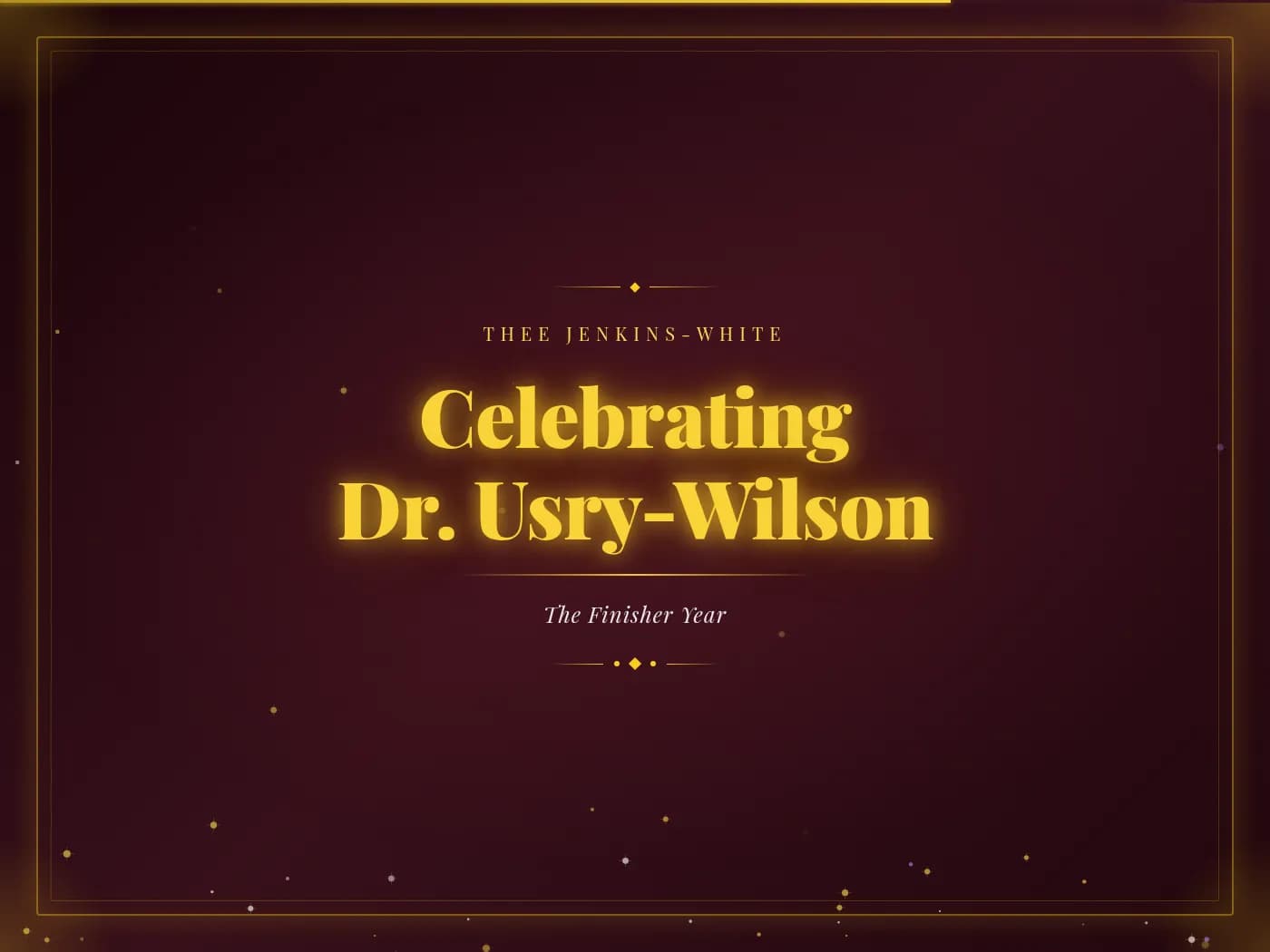 Legacy Tribute Slideshow