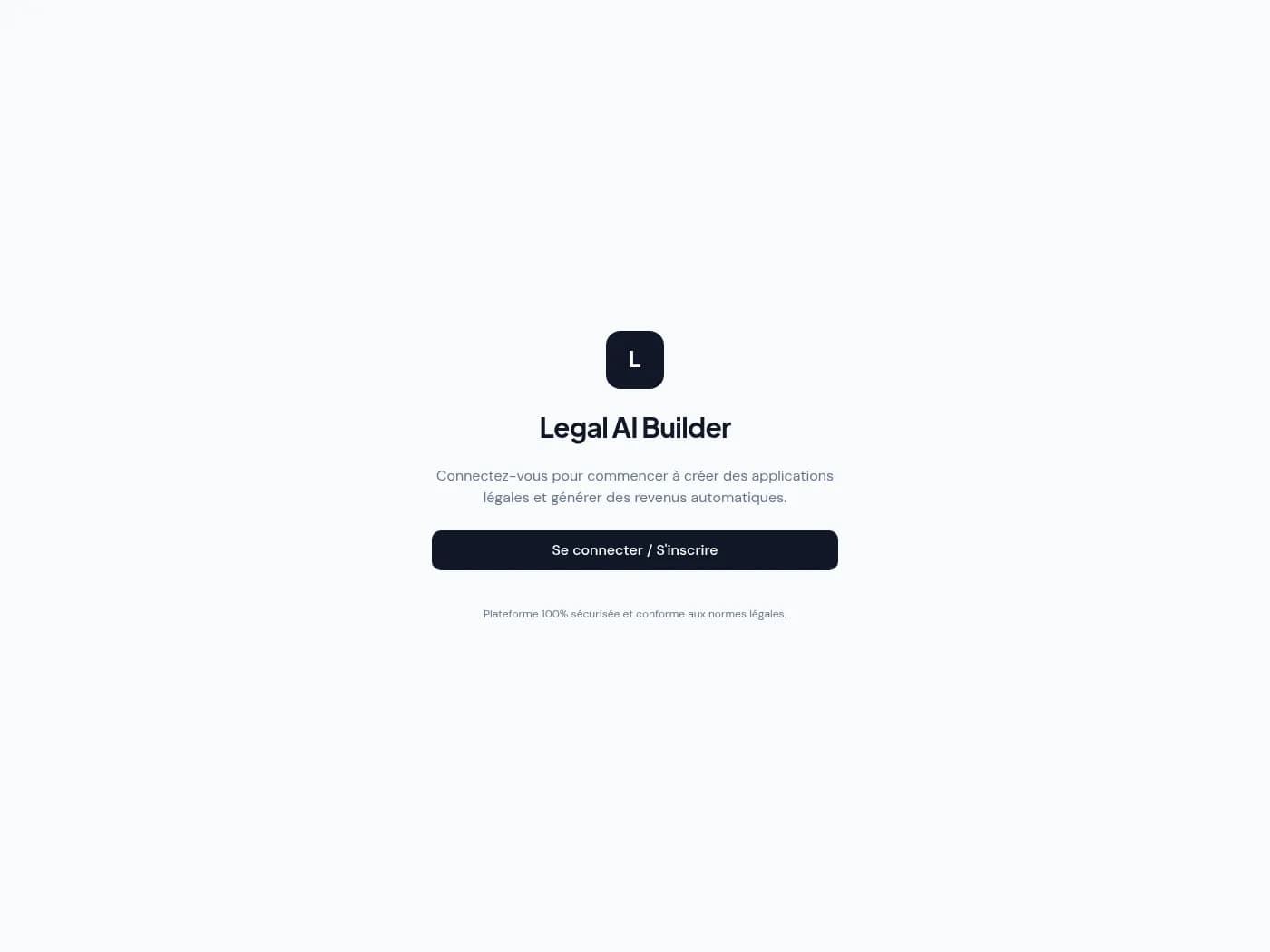 Legal AI App Builder