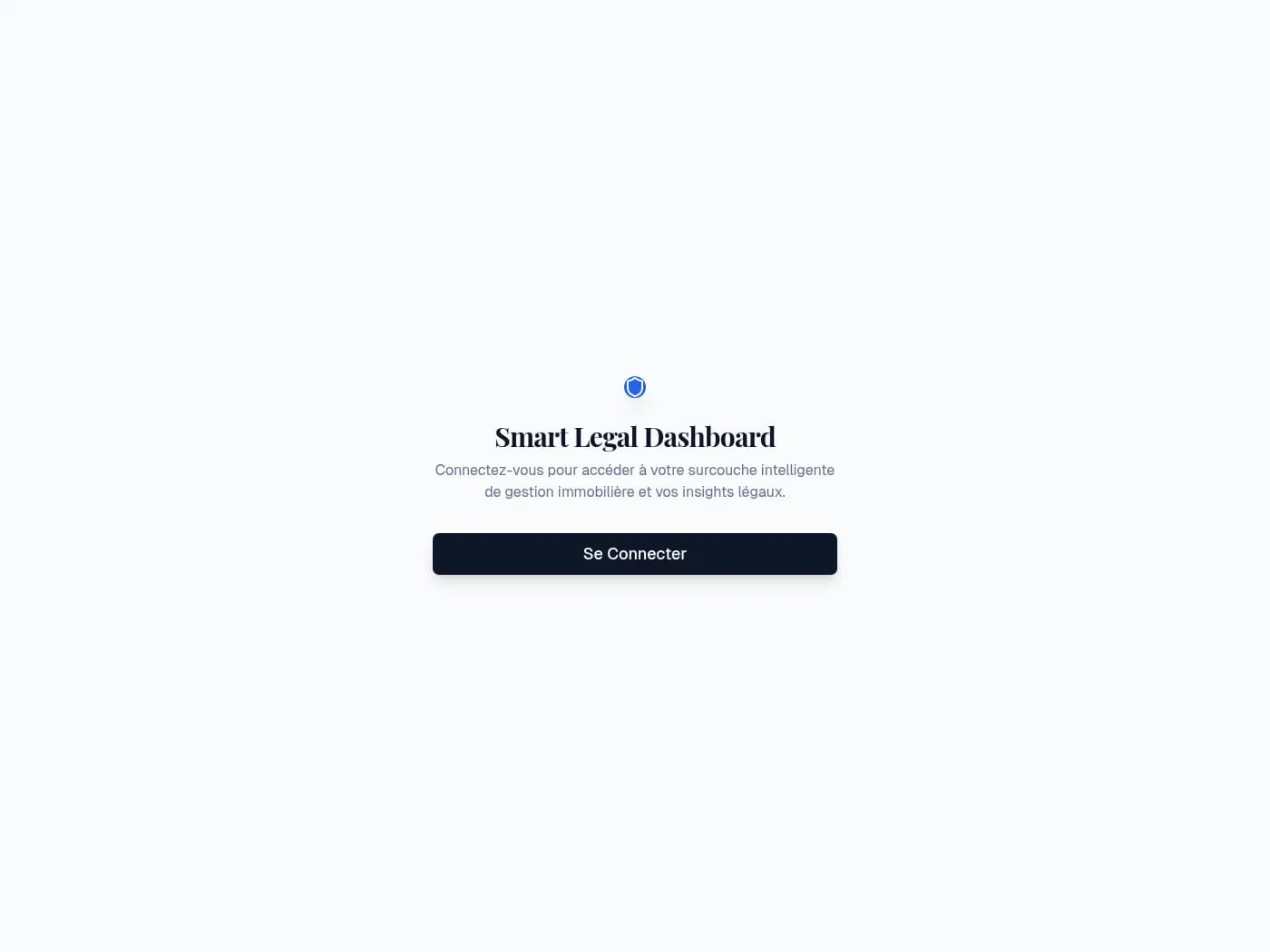 Smart Legal Dashboard