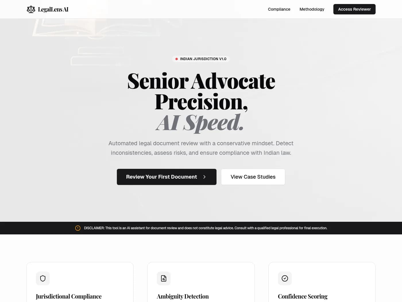 LegalLens AI Reviewer