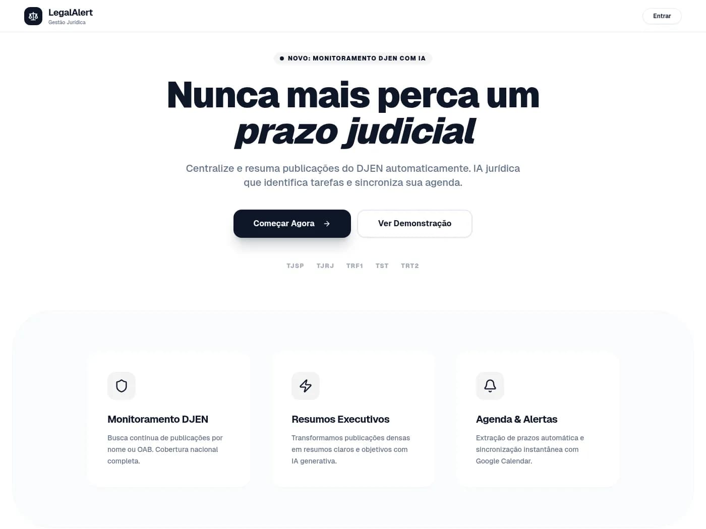 Legal Alert Manager