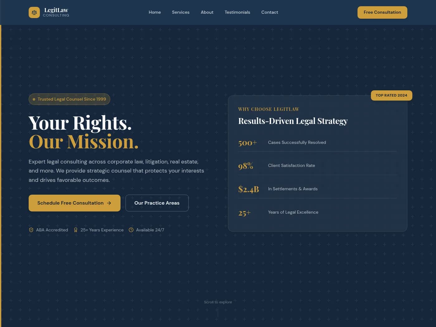 LegitLaw Consulting Site