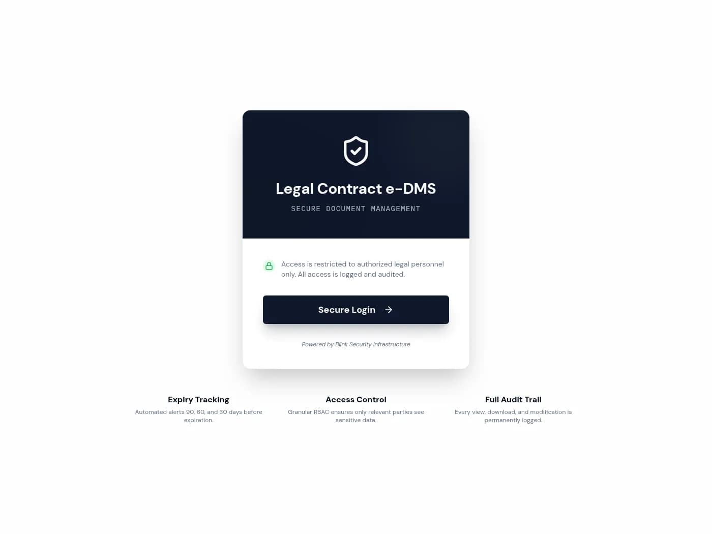 Legal Contract e-DMS