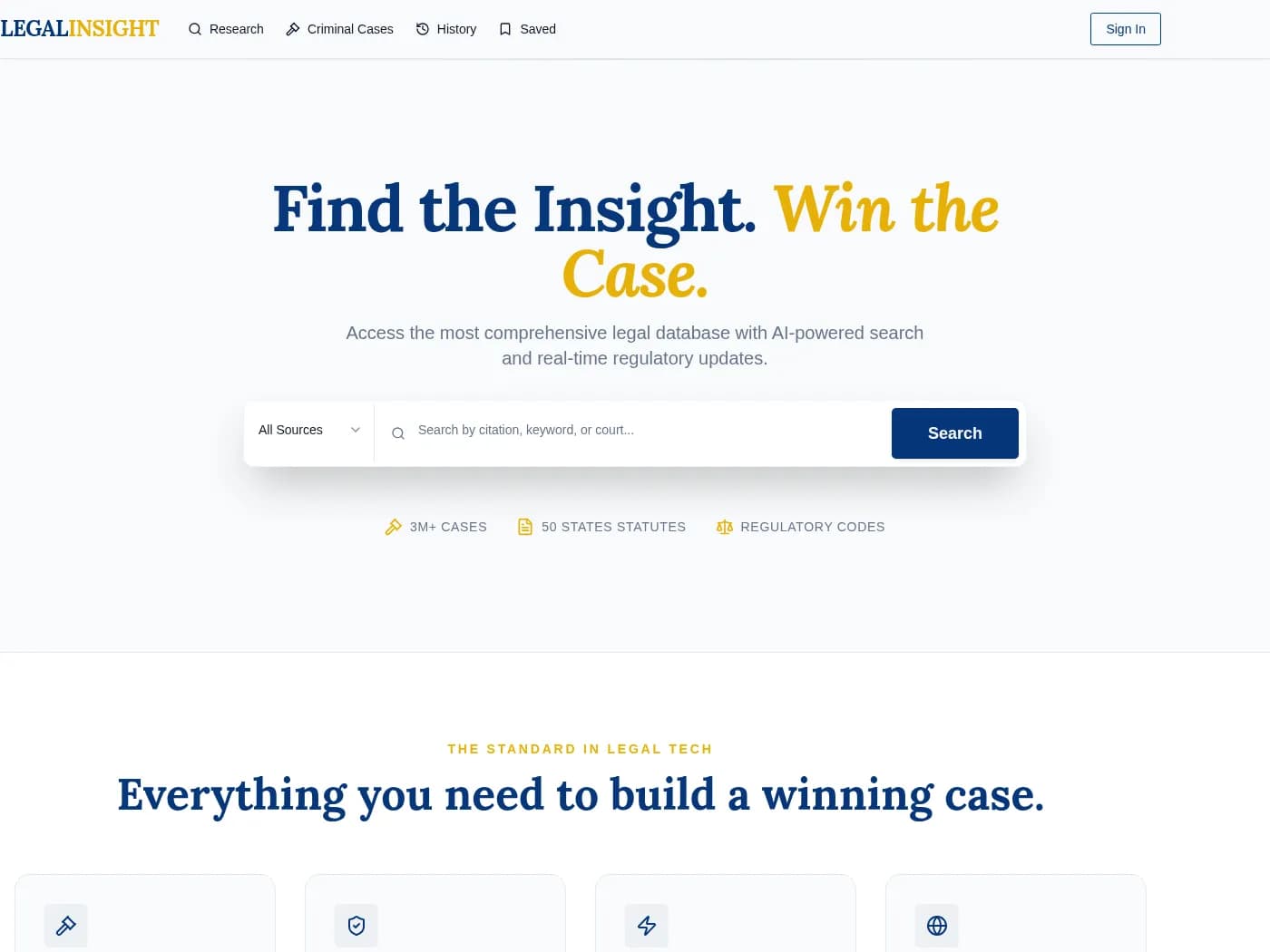 Legal Insight Platform
