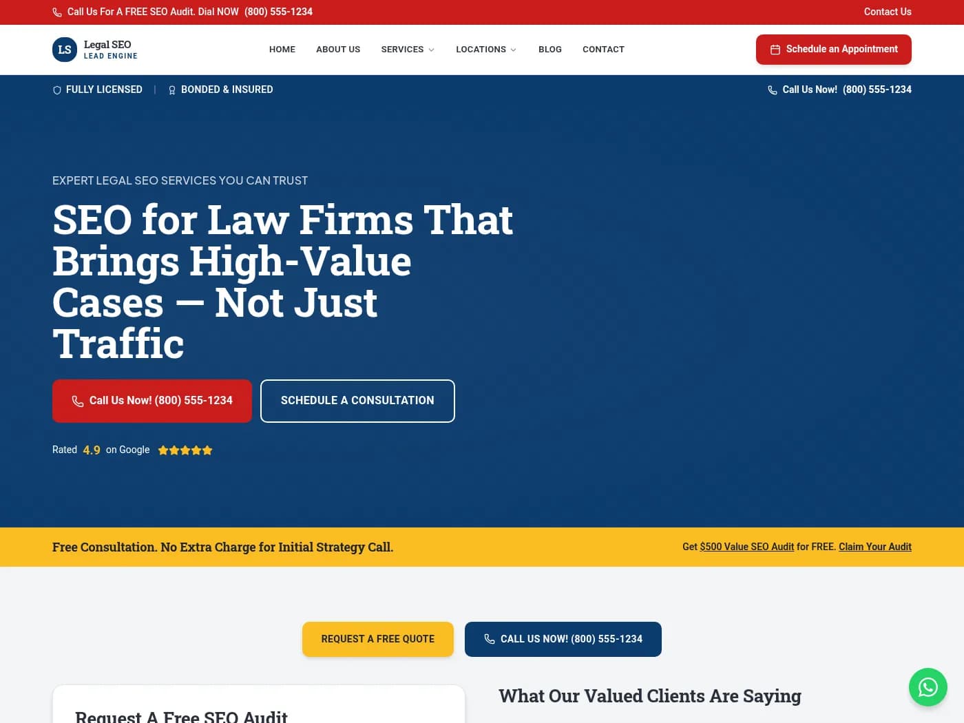 Legal SEO Lead Engine