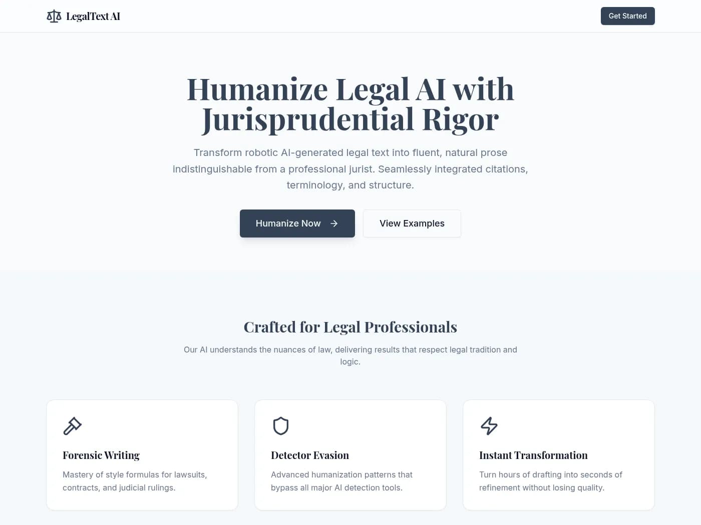 LegalText Humanizer AI