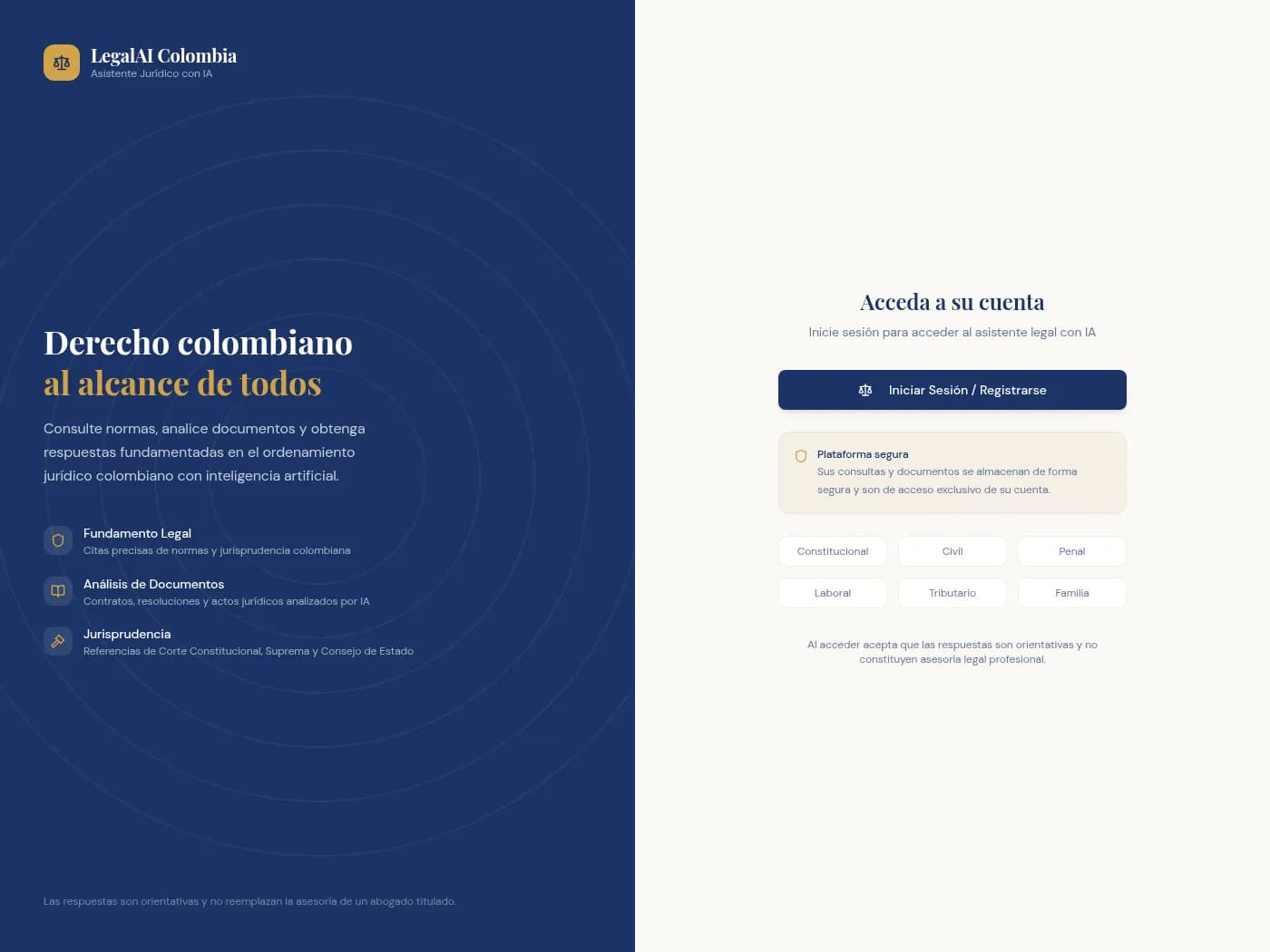 LegalAI Colombia Assistant