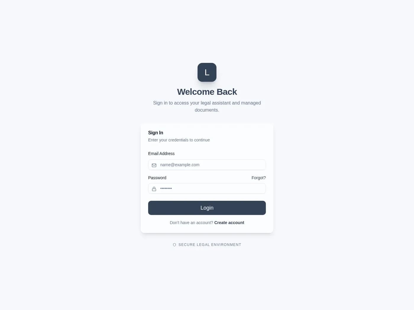 LegalAI Flutter App