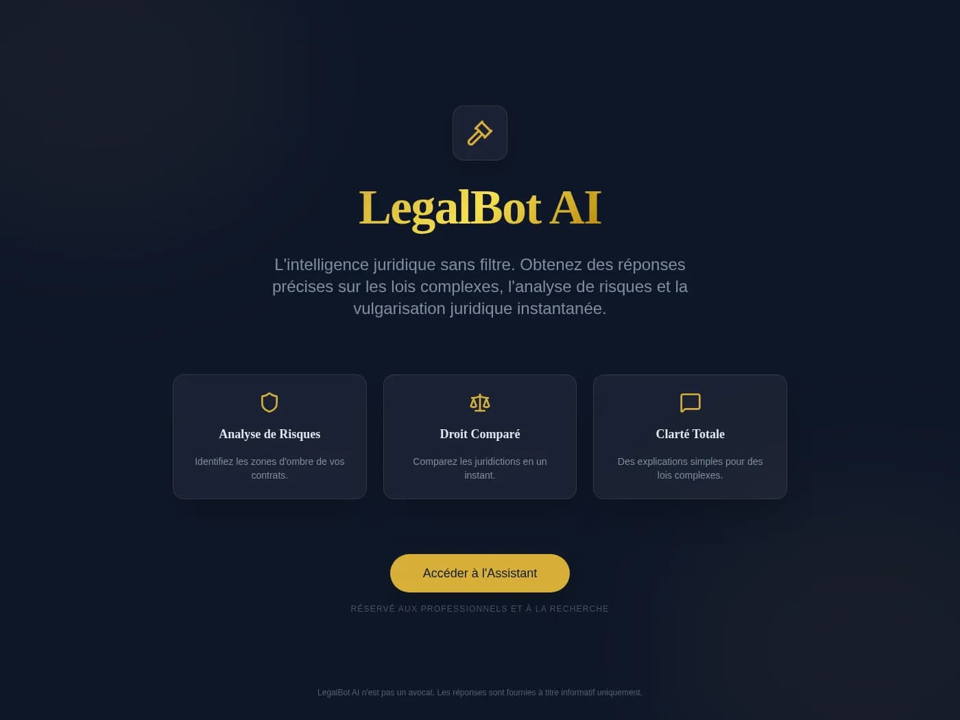 LegalBot AI Assistant