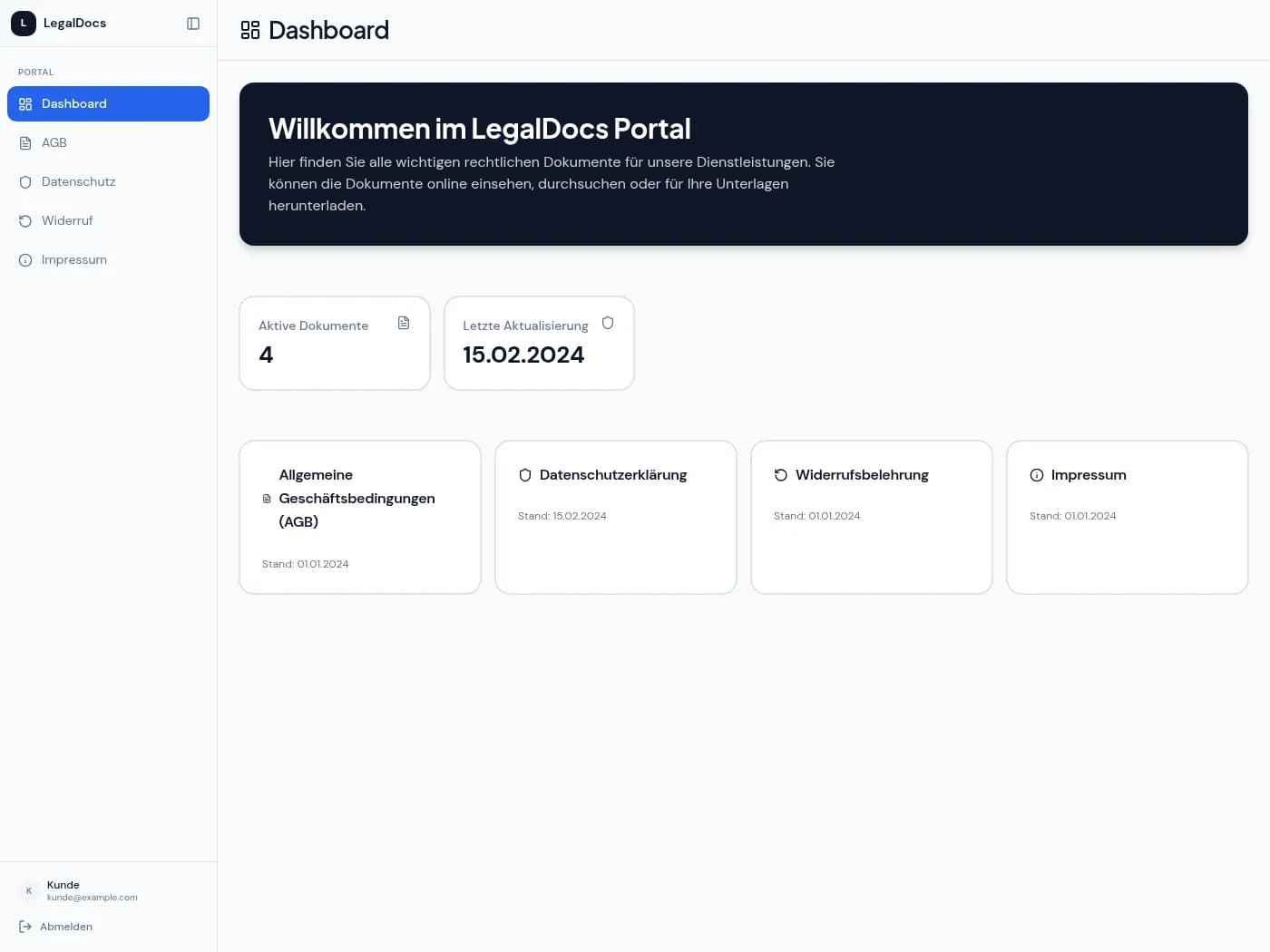 LegalDocs Portal