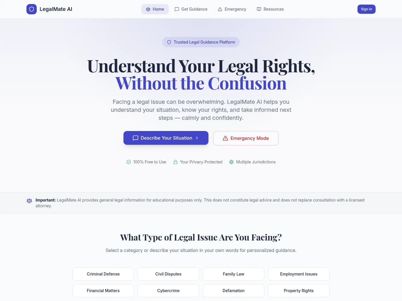LegalMate AI Platform