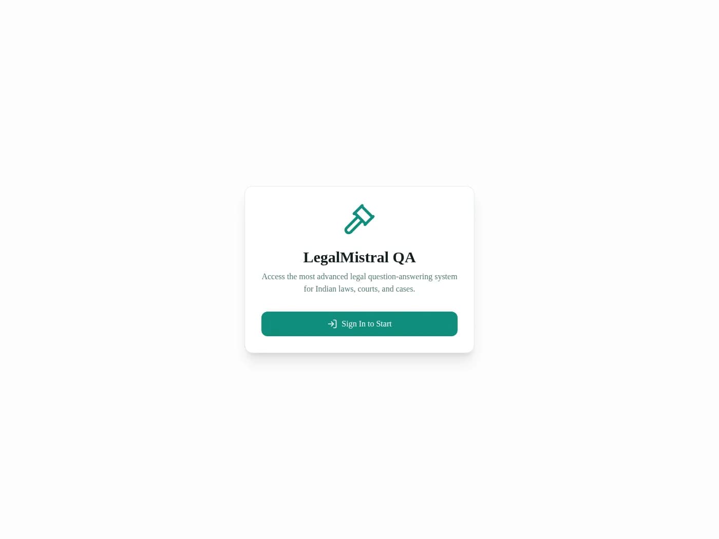 LegalMistral QA Model