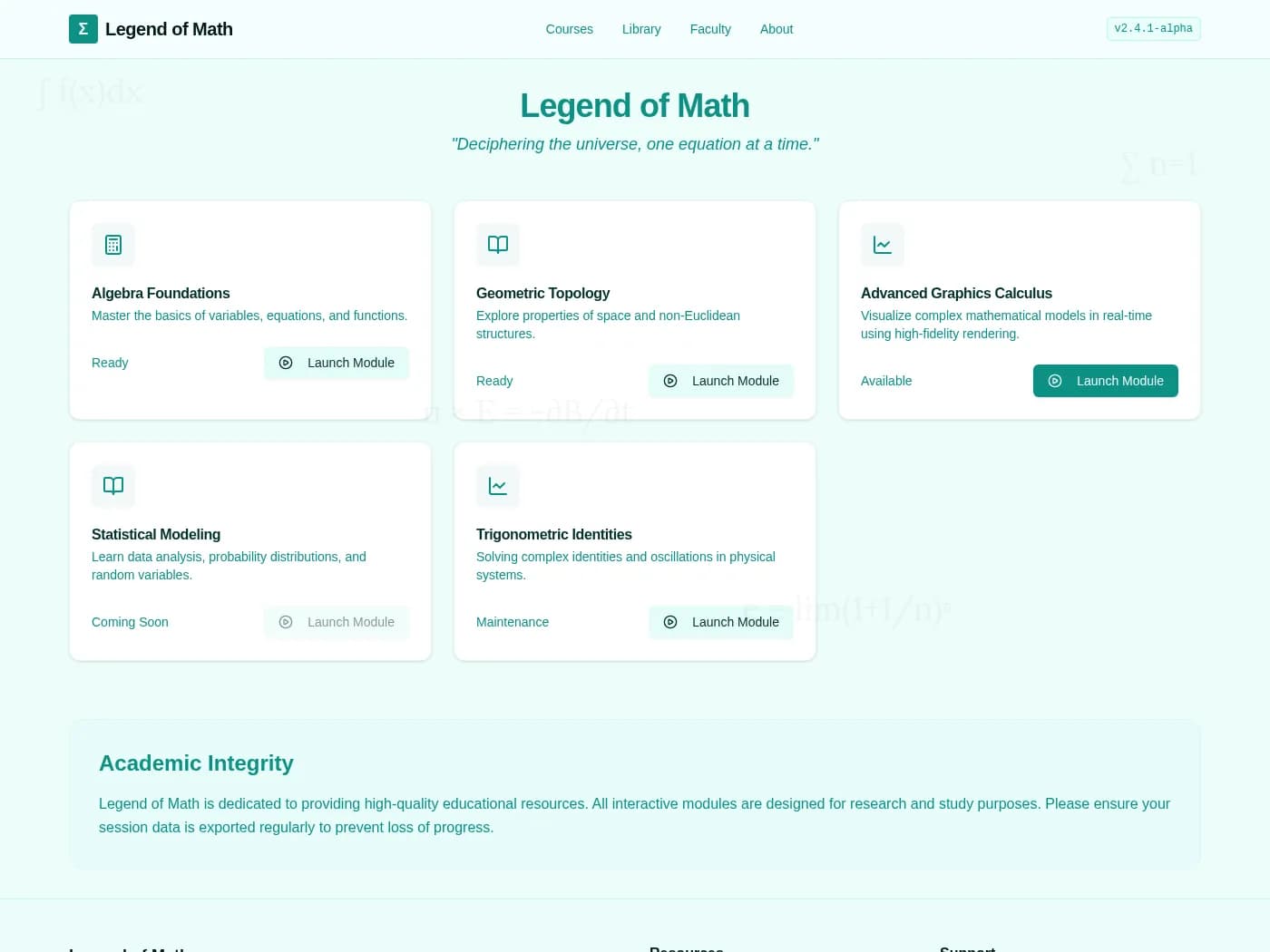 Legend of Math