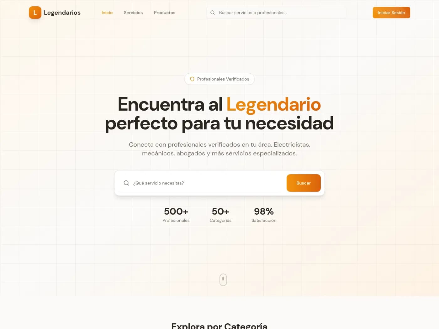 Legendarios Service Hub