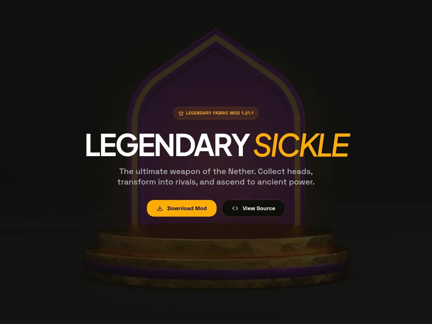 Legendary Sickle Mod