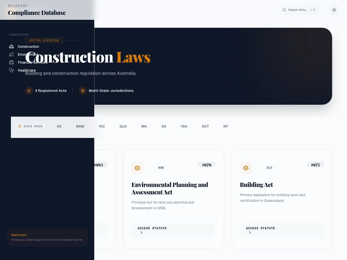 Legislation Lookup AU