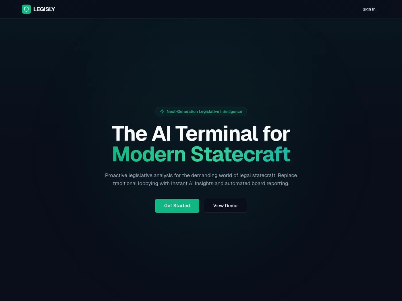 Legisly AI Platform