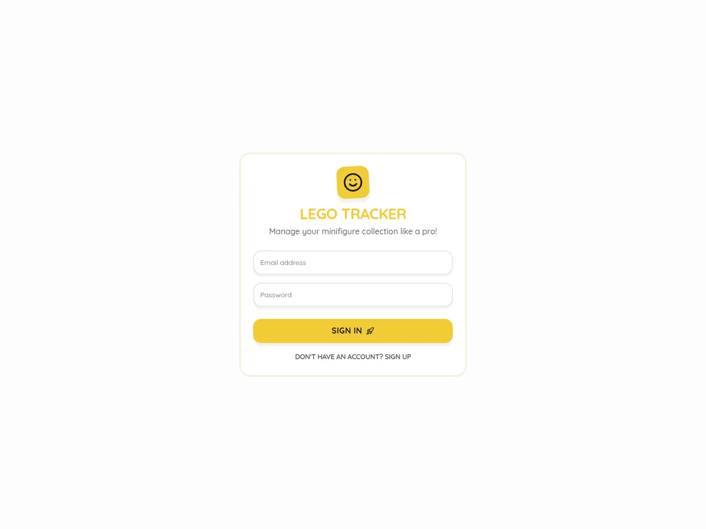 Lego Minifigure Tracker