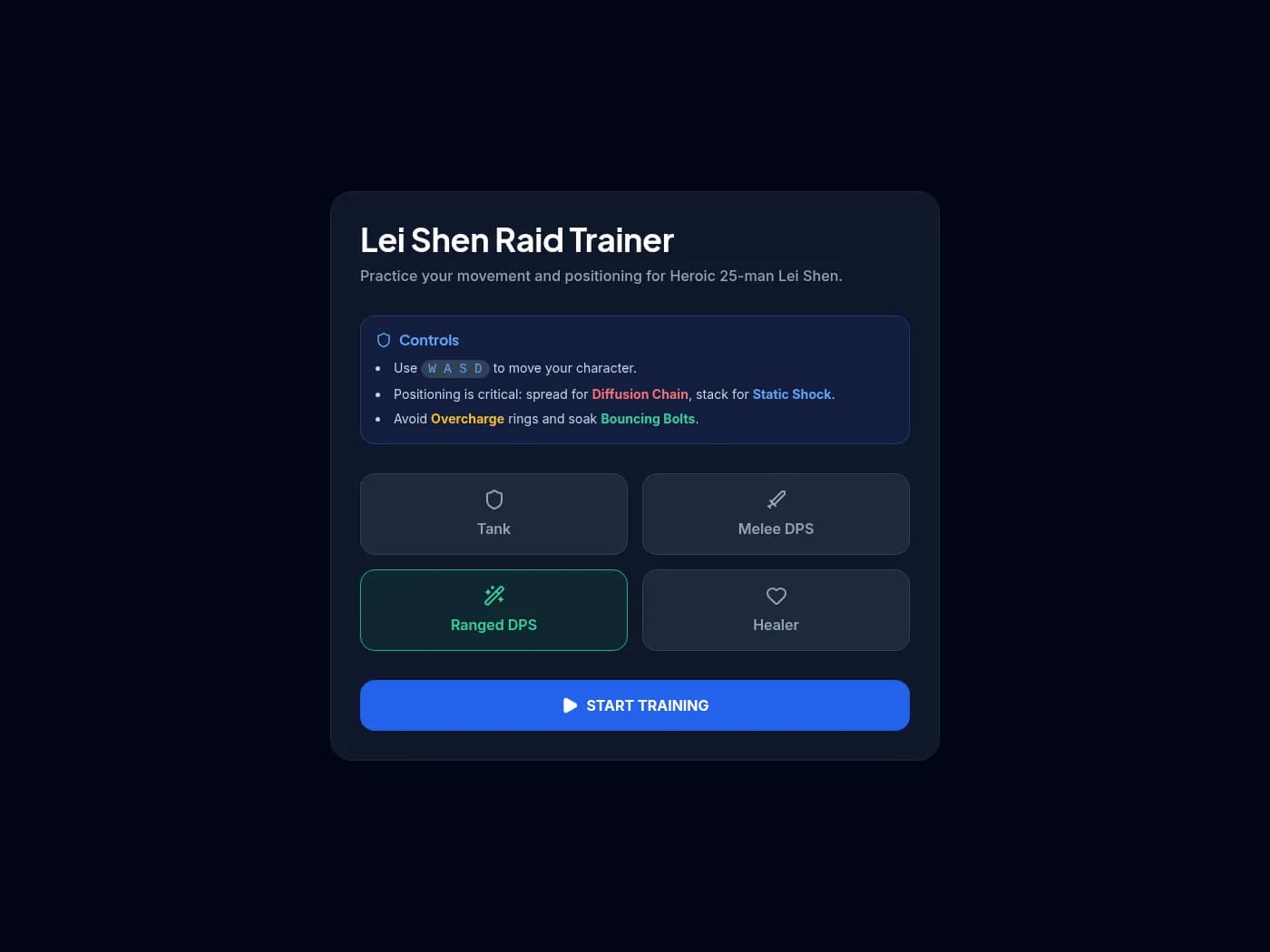 Lei Shen Raid Trainer