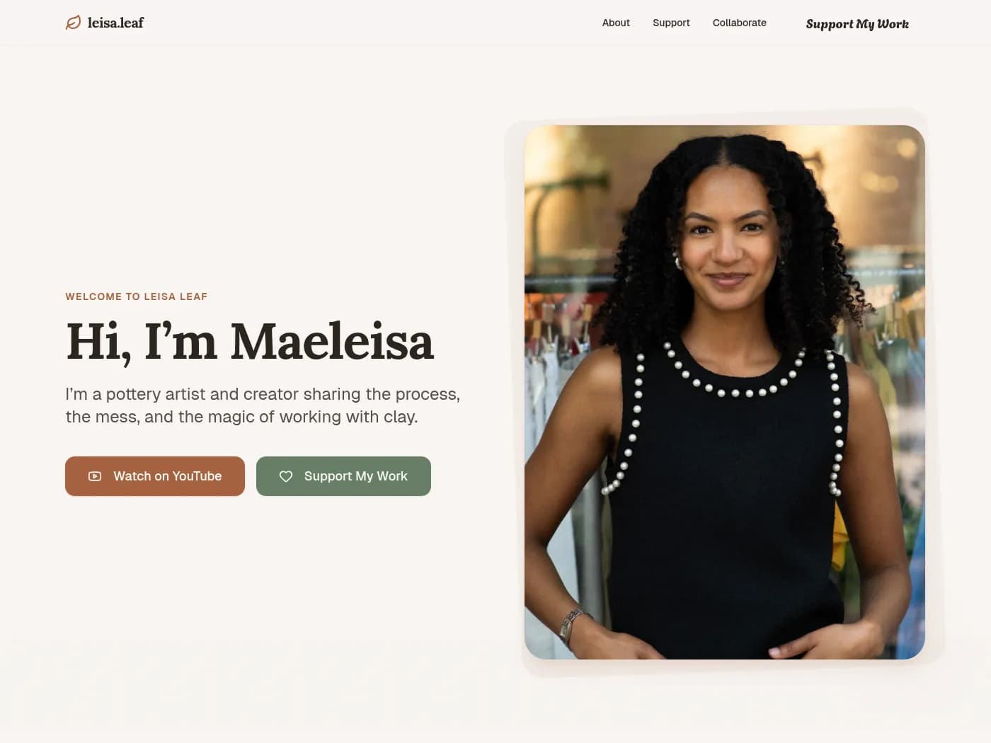 Leisa Leaf Creator Site
